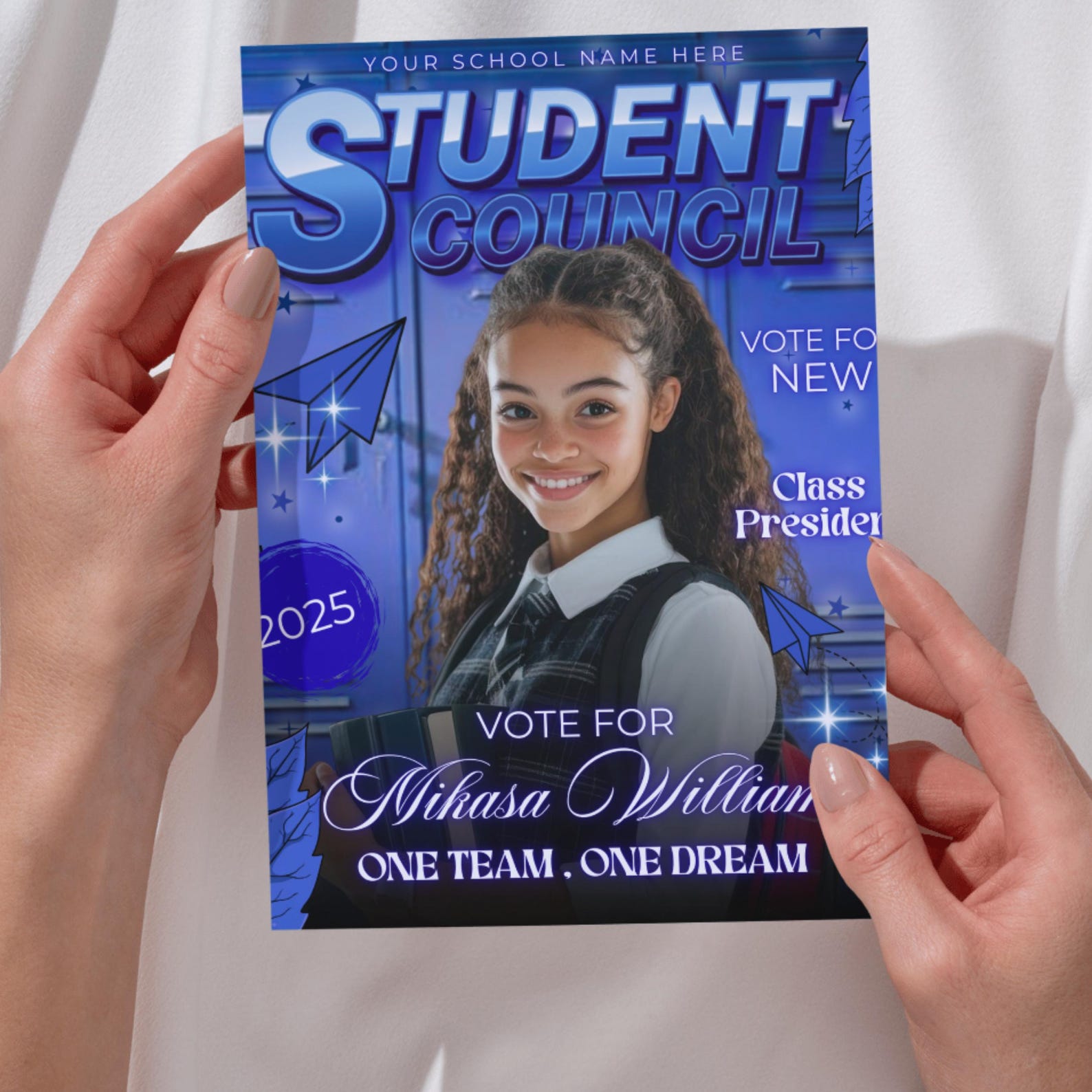 Student Council Campaign Flyer, School Election Flyer, Council Campaign ...