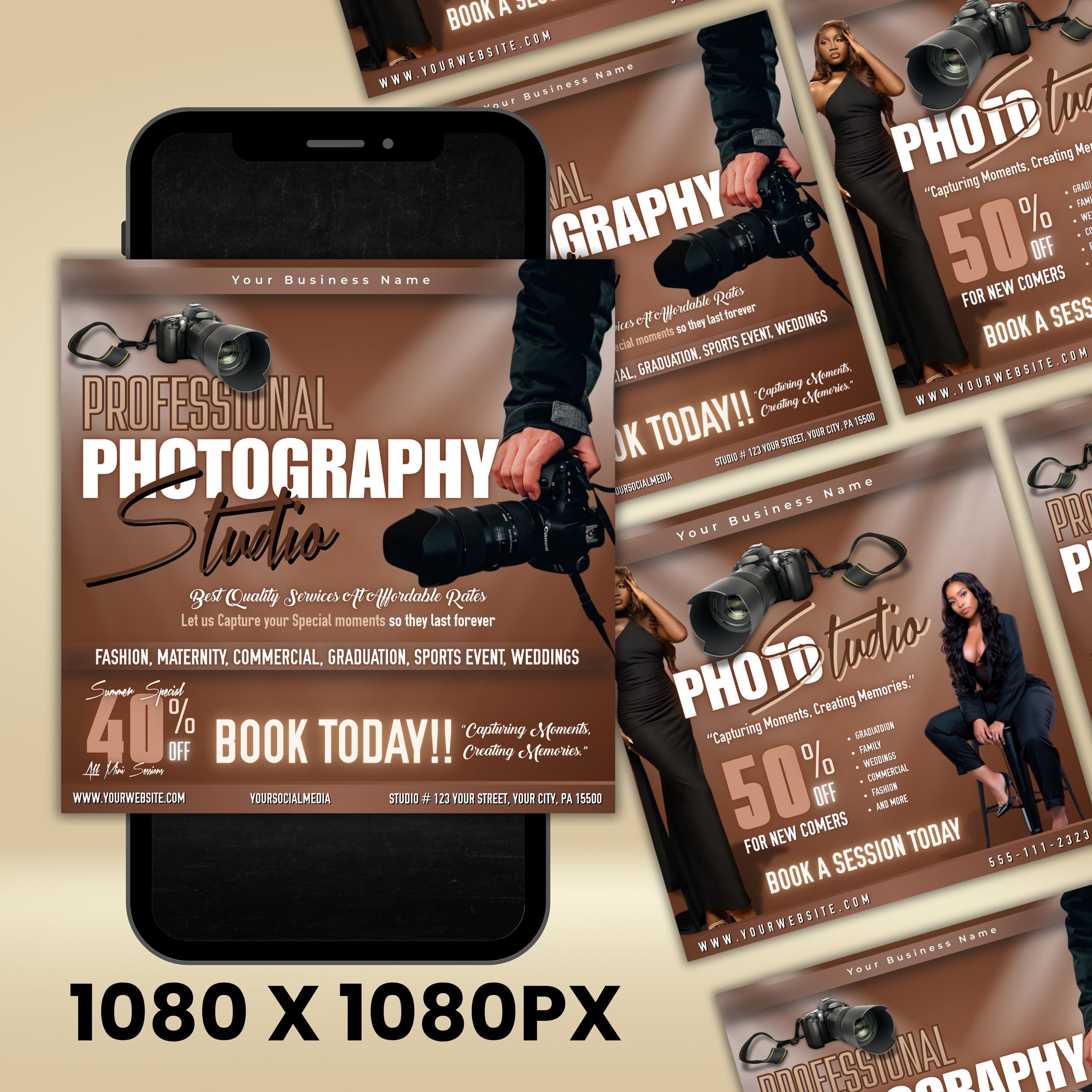 Photography Business Flyer, Photographer Flyers, Photoshoot Graduation ...