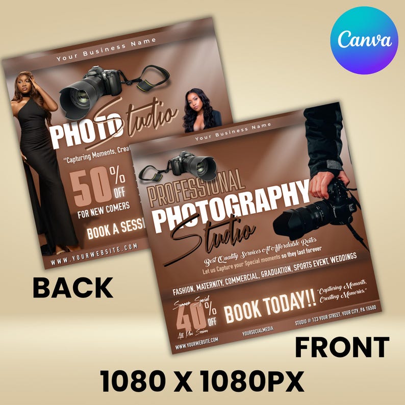 Photography Business Flyer, Photographer Flyers, Photoshoot Graduation ...