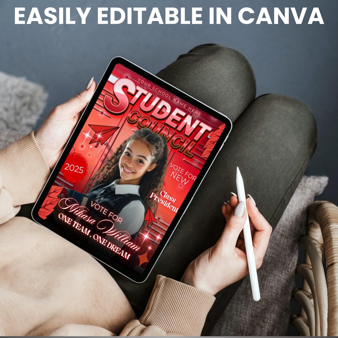 Student Council Campaign Flyer, School Election Flyer, Council Campaign ...