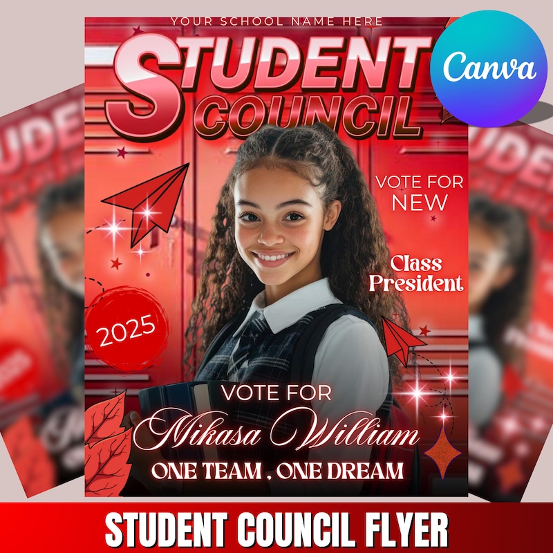 Student Council Class Representative Poster - Etsy