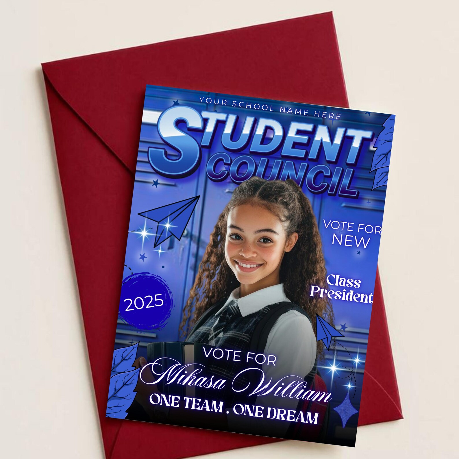 Student Council Campaign Flyer, School Election Flyer, Council Campaign ...
