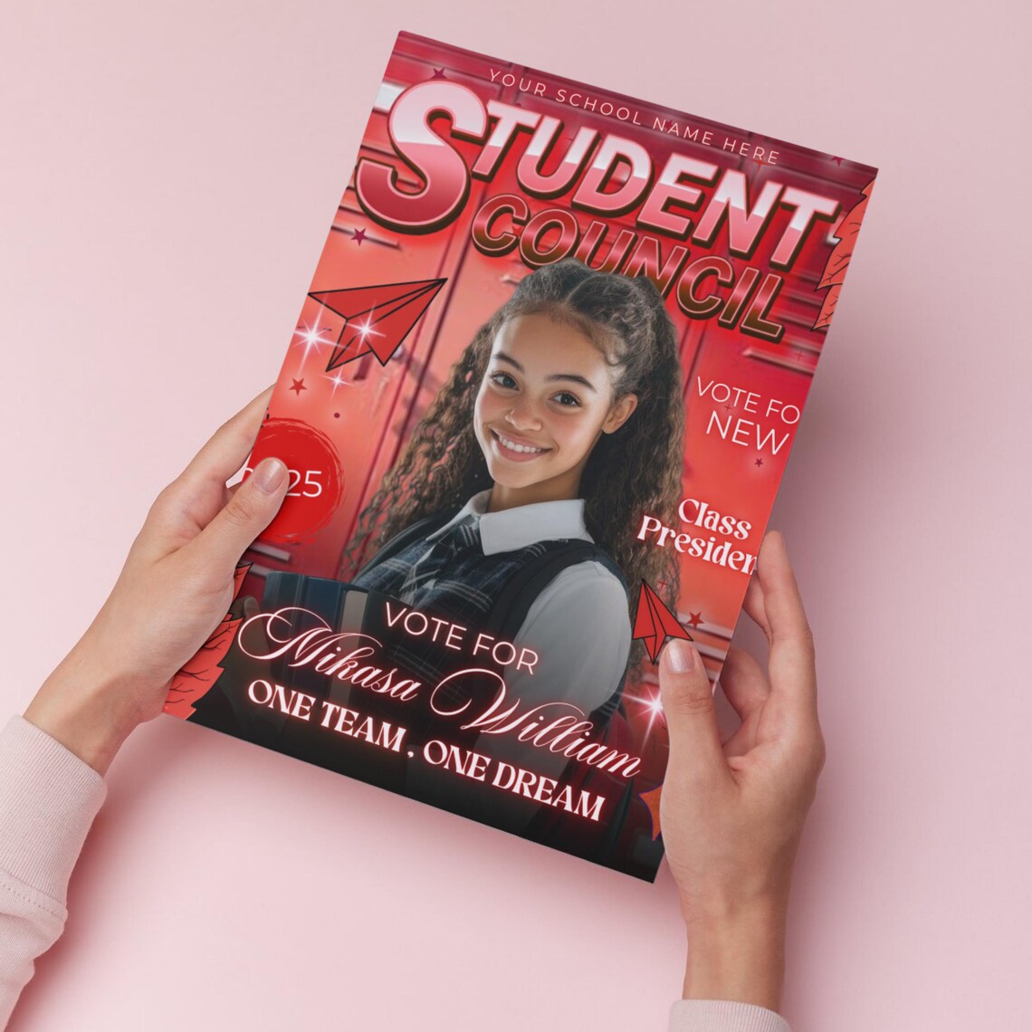 Student Council Campaign Flyer, School Election Flyer, Council Campaign ...