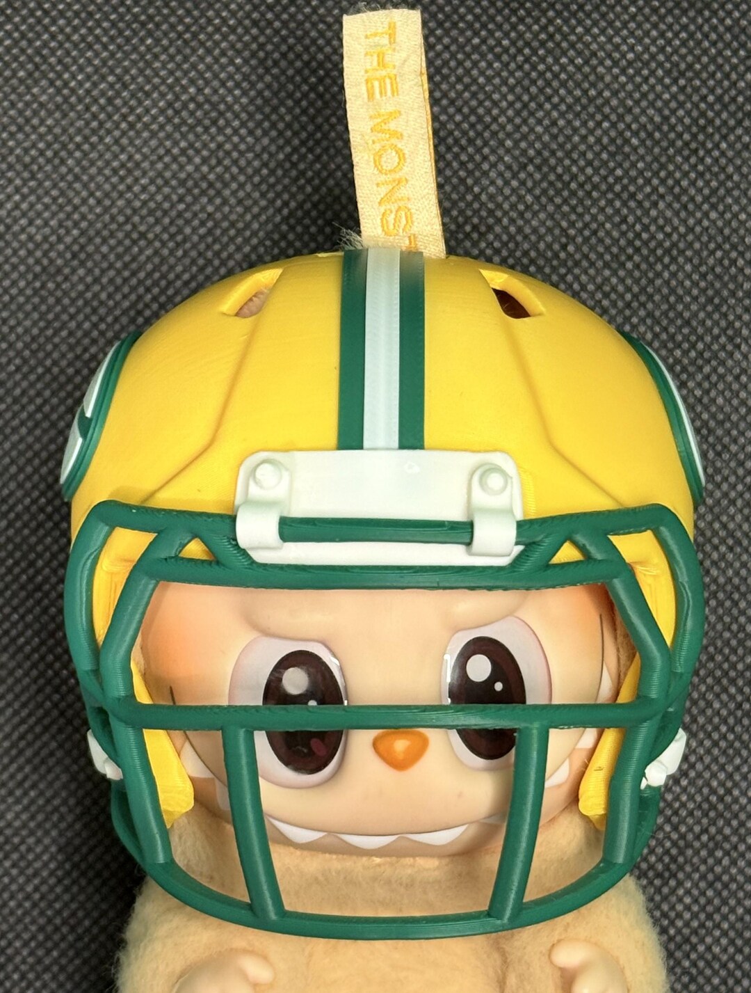 Football Helmet for Labubu Red Yellow Green - Etsy