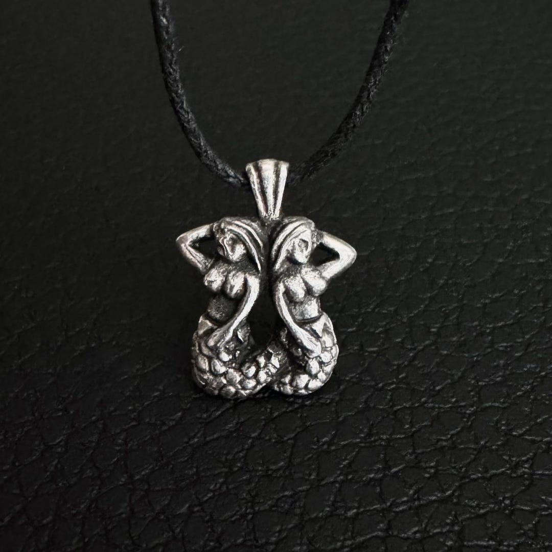 Siren Sisters Necklace, Mermaid Charm, Mermaid Jewelry, Siren Jewelry ...