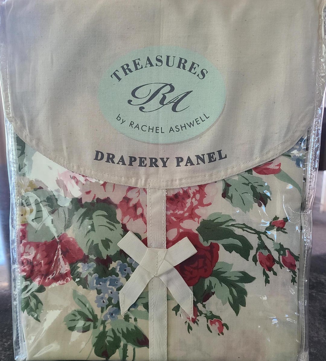 Vintage Rachel Ashwell Curtain Panel in Packaging - Etsy