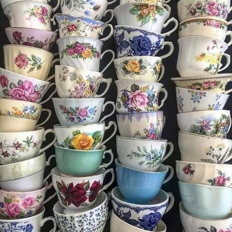 Fine China Tea Cup Sets - Etsy