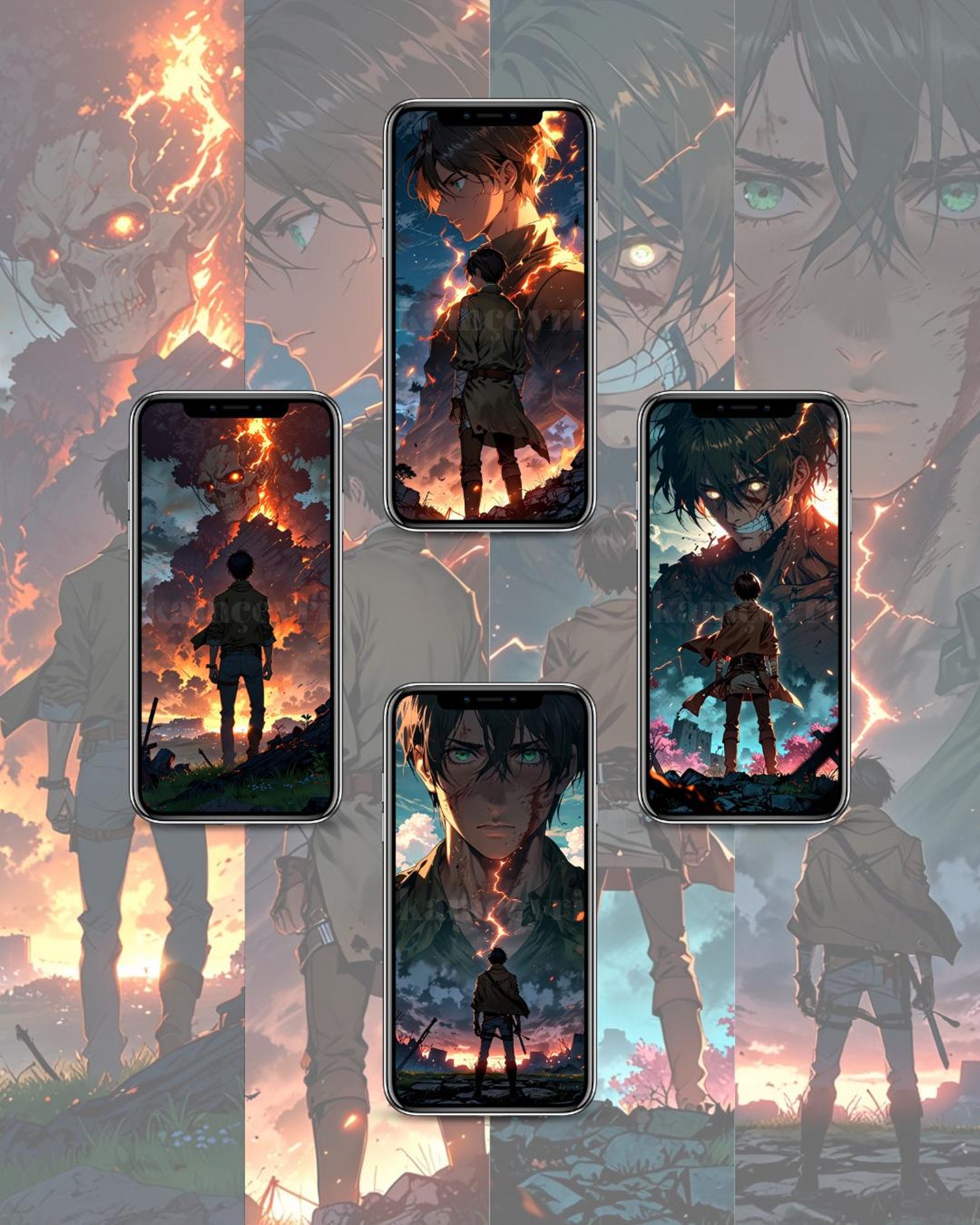 Eren Yeager: the Chains of Freedom | Wallpapers | Lockscreen ...