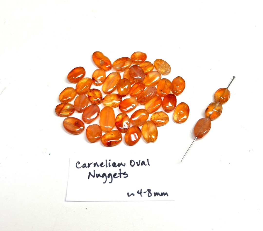 Bean, Pebble and Nugget Shaped Beads - Etsy