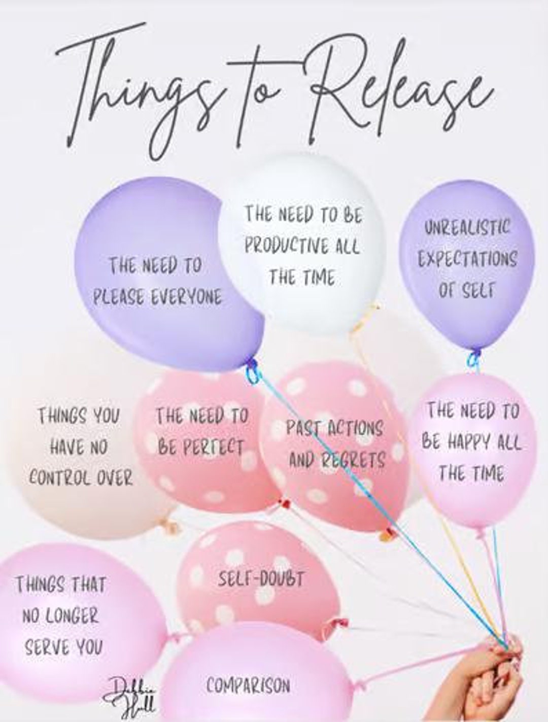 Things to Release: What Do You Need to Let Go of to Move Forward? - Etsy