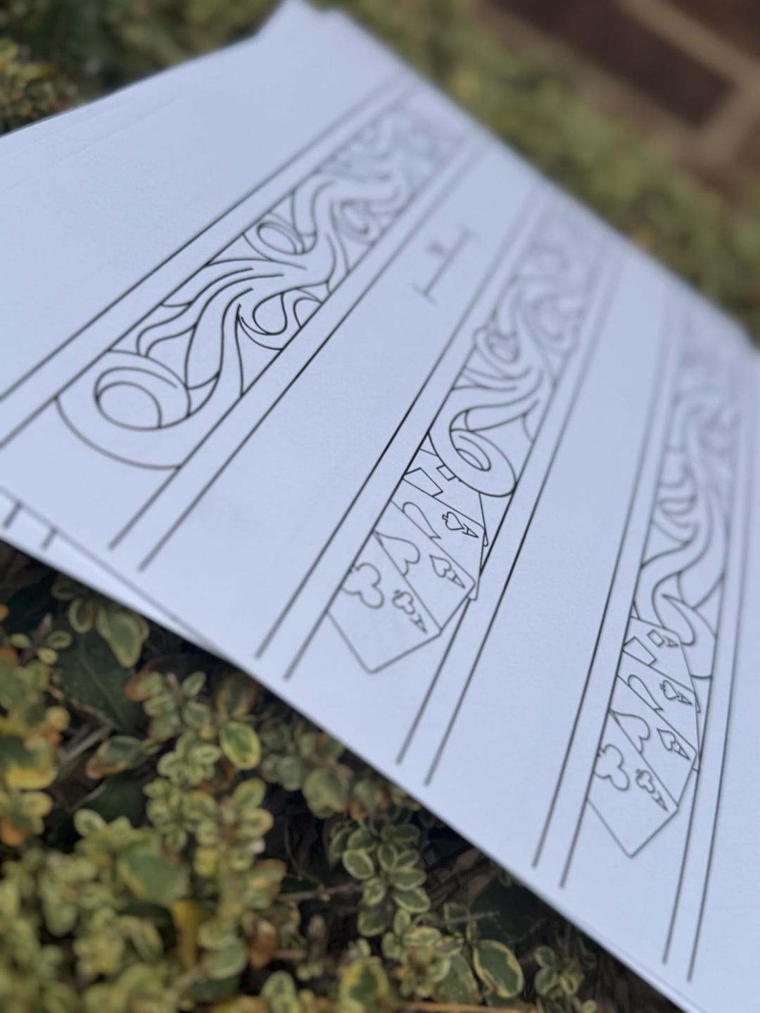 1 1/2in Playing Cards & Vinework Belt Pattern. Three Patterns to Choose ...