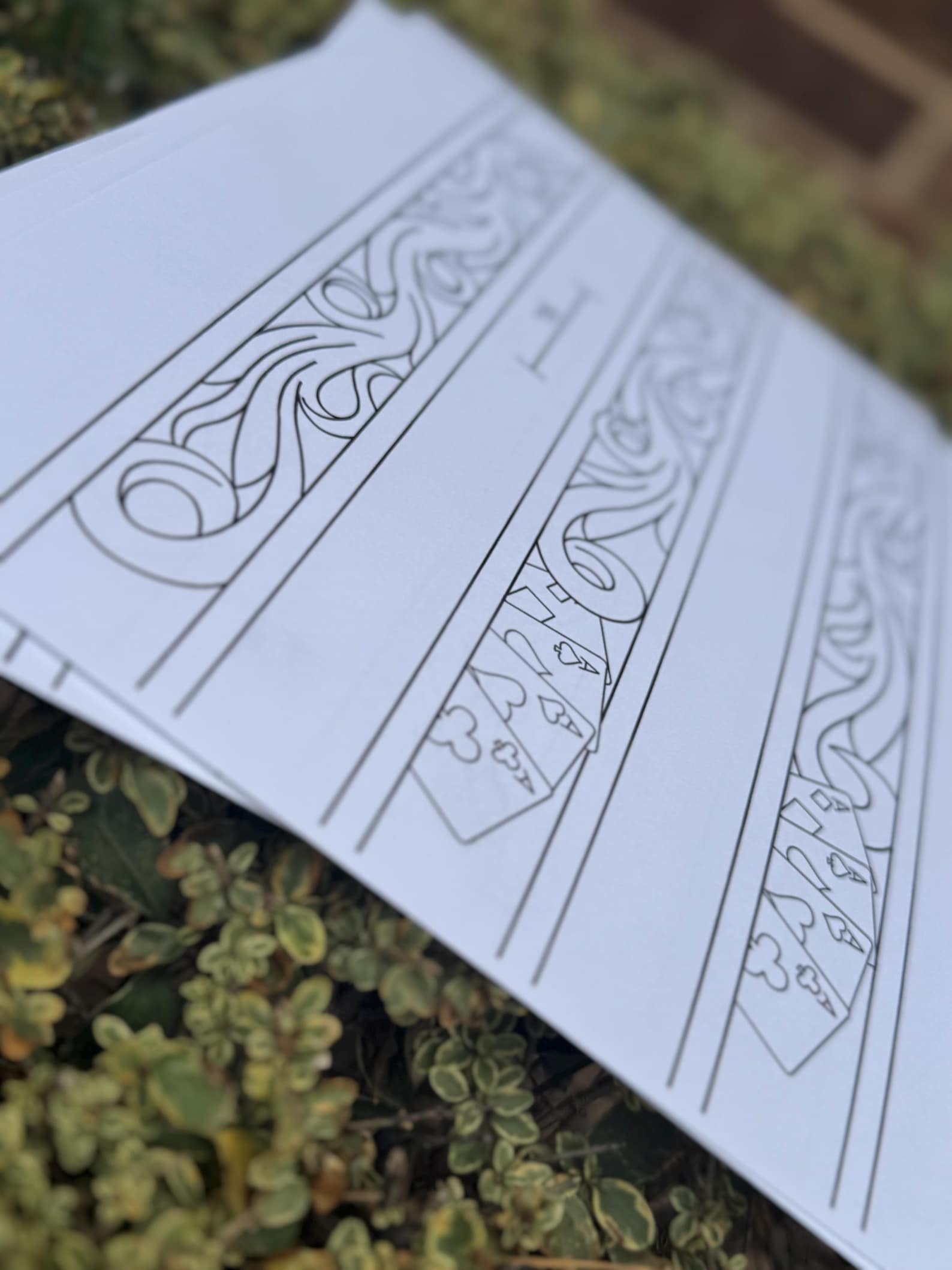 1 1/2in Playing Cards & Vinework Belt Pattern. Three Patterns to Choose ...