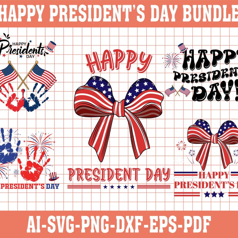 Presidents Day Clipart - Etsy