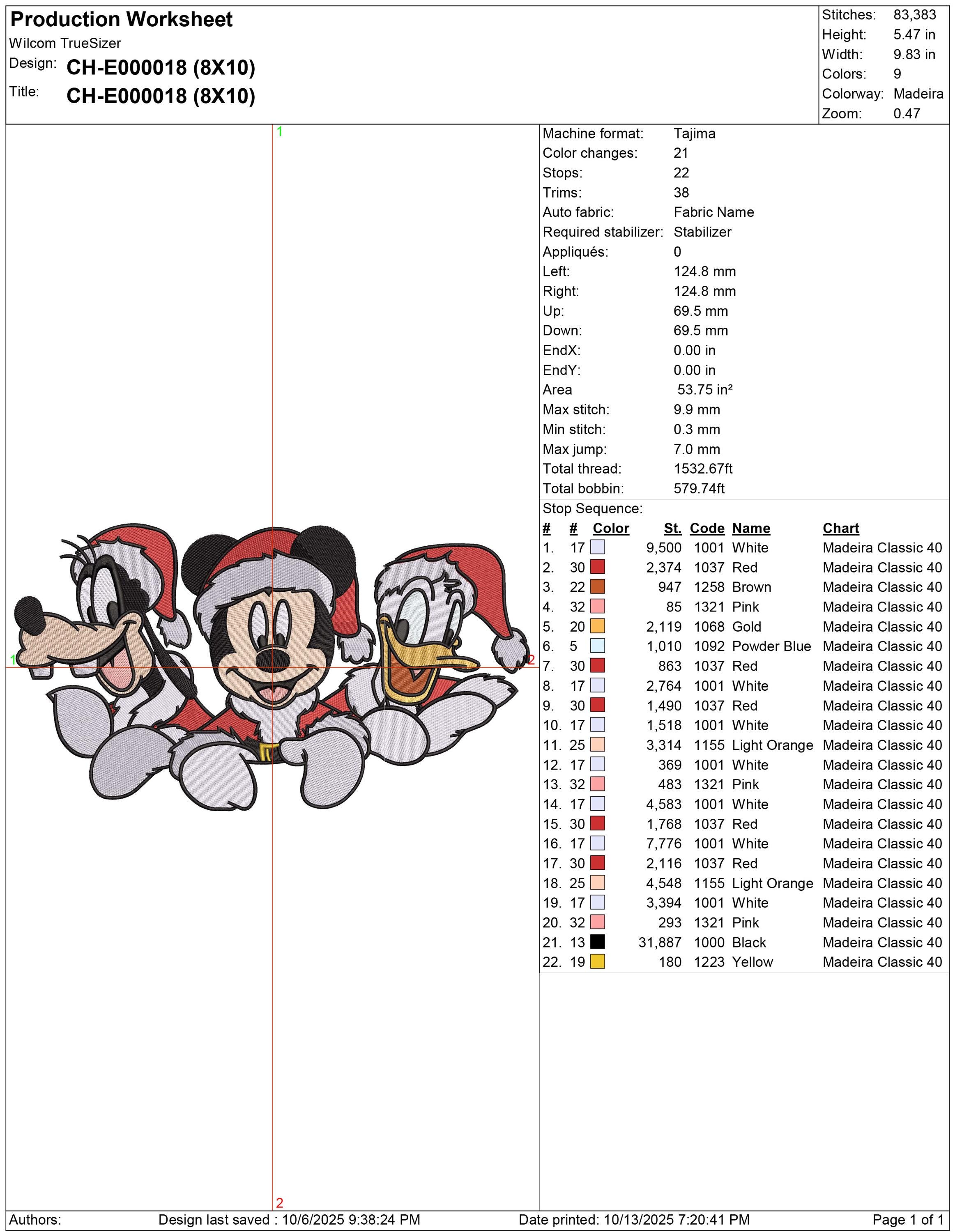 Mickey Mouse Christmas Embroidery Design, Disney, 4 Hoop Sizes - Etsy