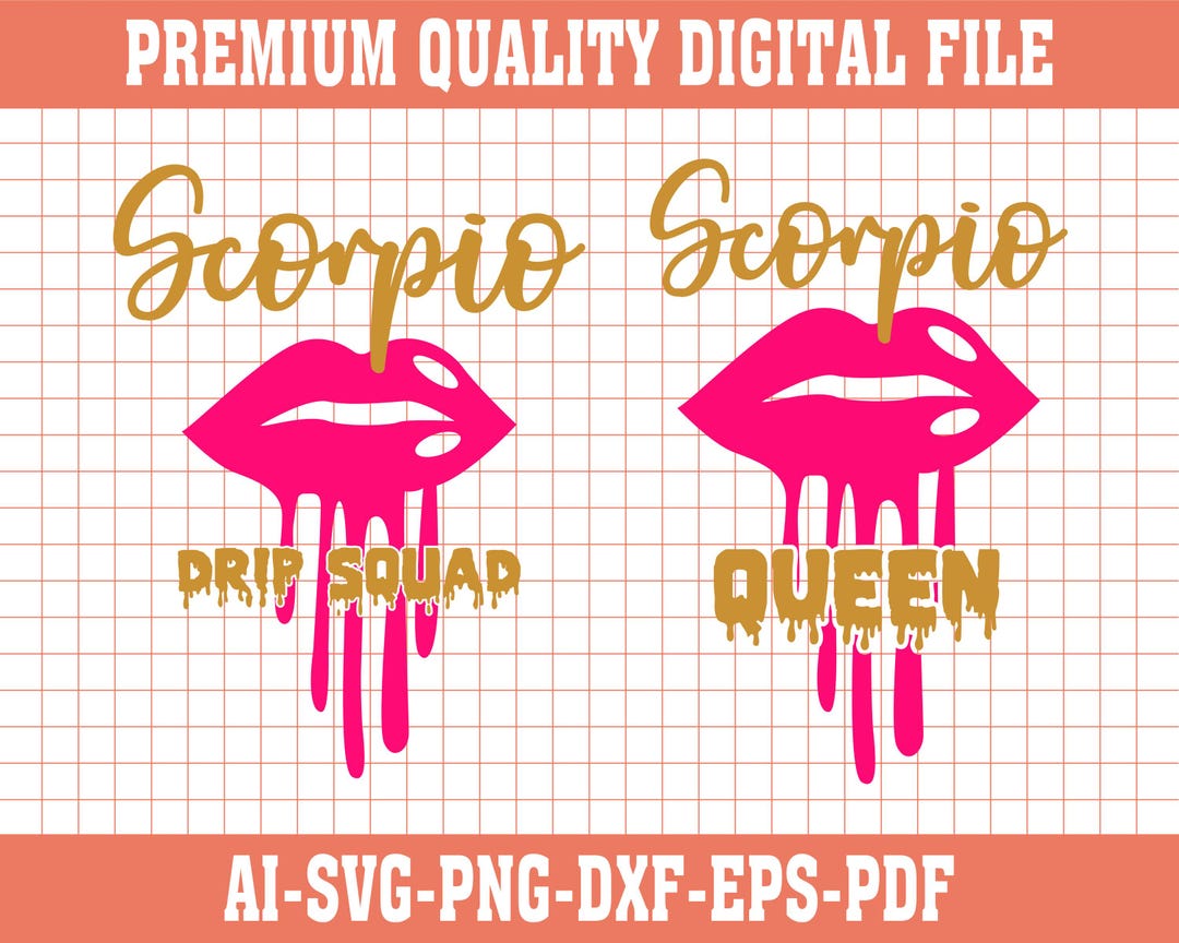 Scorpio Queen SVG: Birthday Zodiac Sign Cut File (digital Download) - Etsy