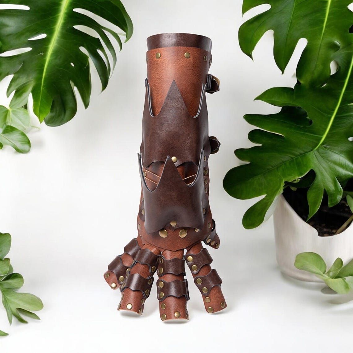 Ren Faire Arm Guard, Leather Gloves Steampunk Armguards, Gothic ...