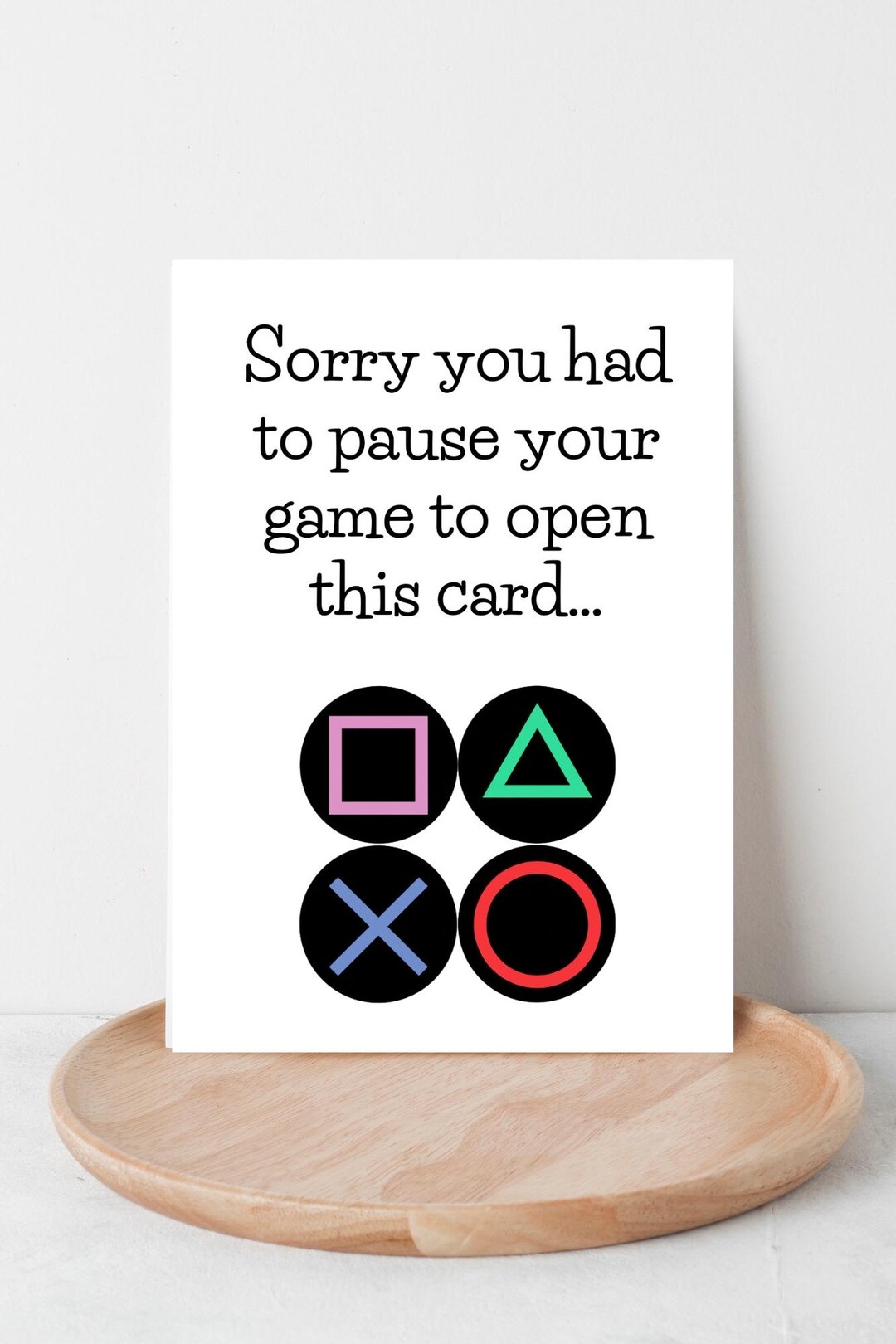 Playstation Birthday Card/ Gamer Card/ Birthday Card/ Download, Print ...