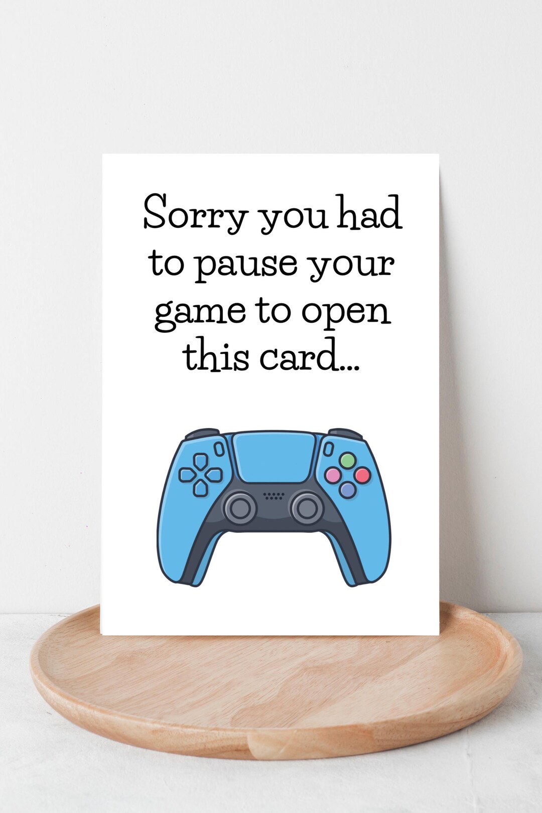 Playstation Birthday Card/ Gamer Card/ Birthday Card/ Download, Print ...