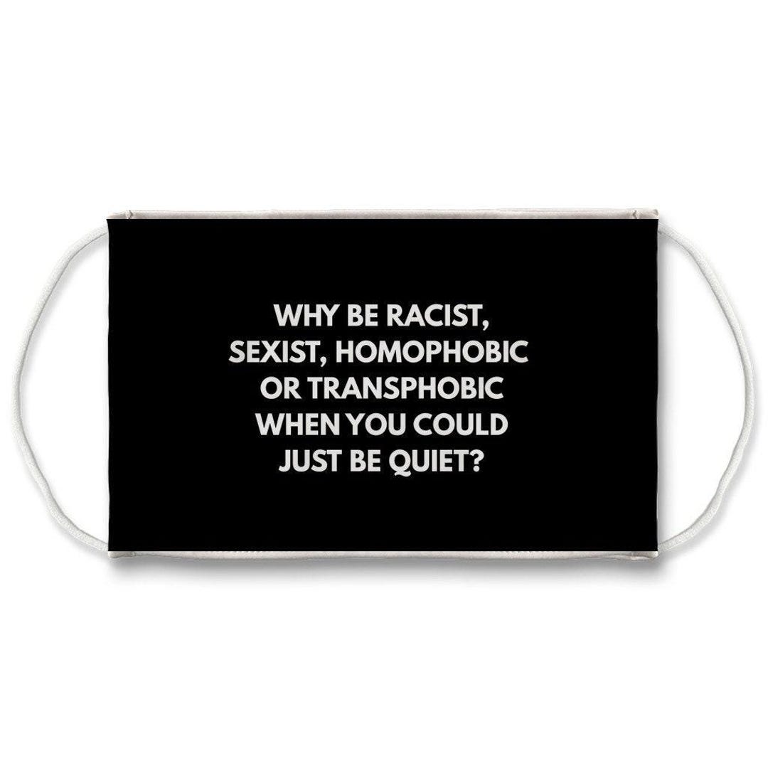 LGBT Anti Racismn Equality Human Rights Protest Sublimation Face Mask ...