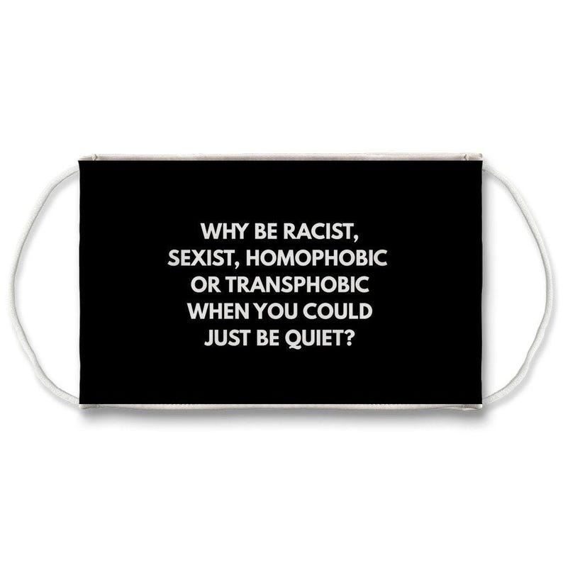 LGBT Anti Racismn Equality Human Rights Protest Sublimation Face Mask ...