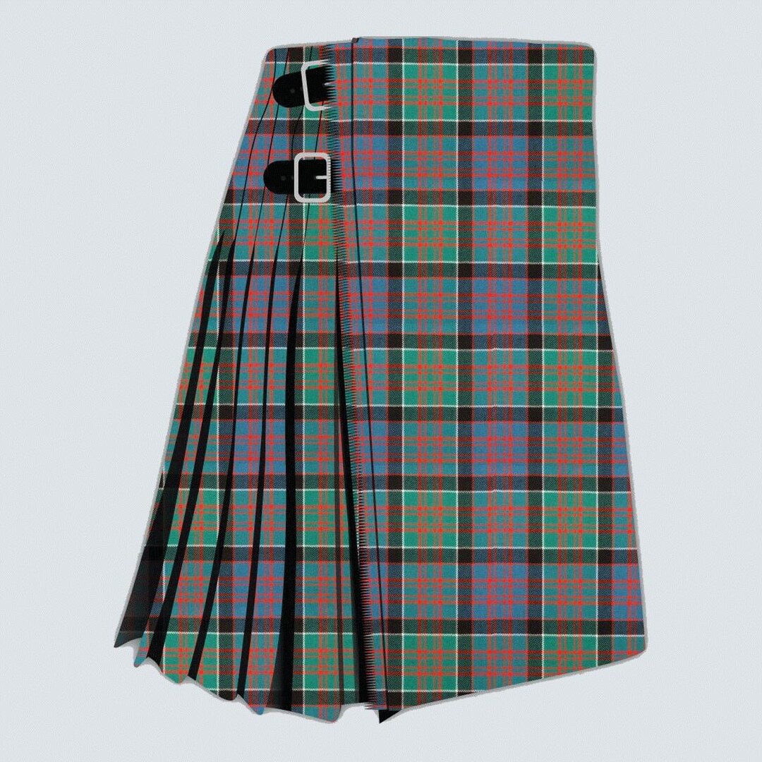 Handmade Macdonald of Clanranald Ancient Tartan Kilt - 16 Oz 8 Yard - Etsy