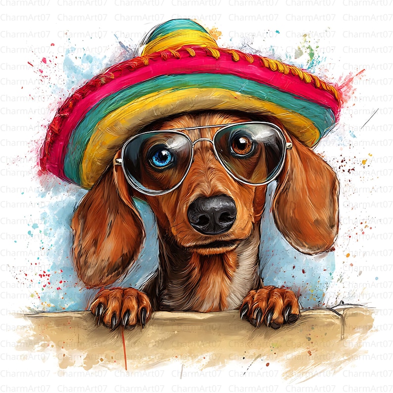 Imágenes prediseñadas de perros en acuarela: Ilustraciones de cachorros ...