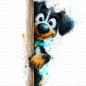 Quirky Dog Clip Art Bundle, 16 Whimsical Frazzled Puppy, Quirky Animals ...