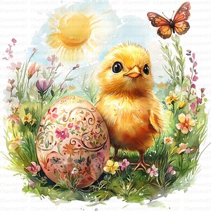 27 Spring Chick Clipart, Egg Clipart, Easter Clipart, Holiday Chick ...