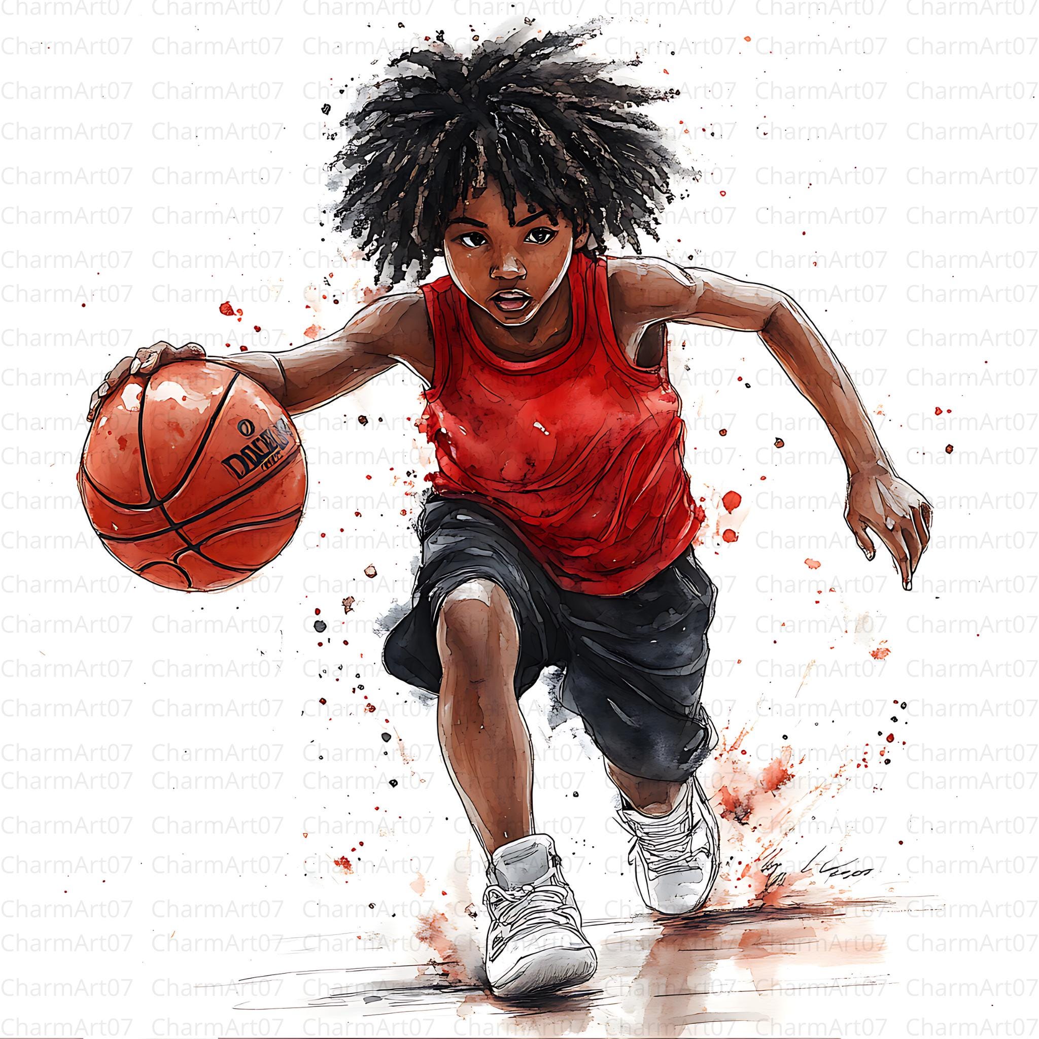 Teen Black Boys Clipart Bundle: Handsome Young Men (digital Download ...