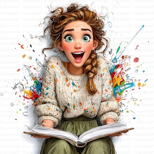 20 Watercolor Teacher Clipart Bundle: School Graphics (digital Download ...