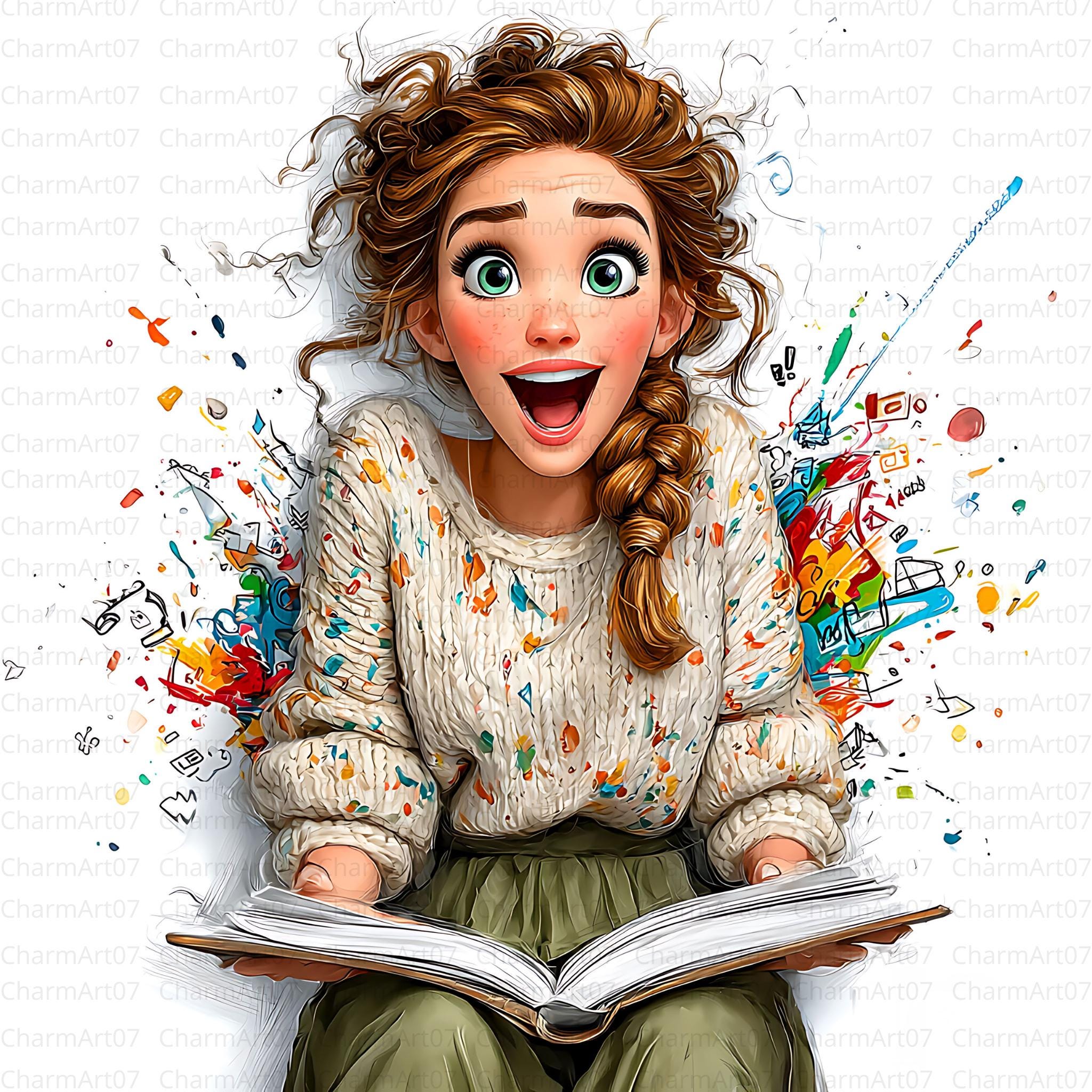 20 Watercolor Teacher Clipart Bundle: School Graphics (digital Download ...