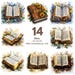 Watercolor Bible Clipart: Holy Book Art (JPG) - Etsy