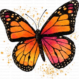 Whimsical Butterfly Clipart Bundle, Colorful JPG Graphics - Etsy