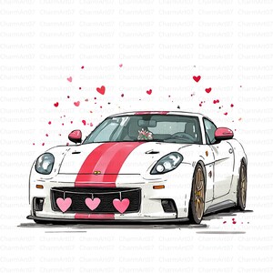 17 Happy Valentine's Day Car Clipart, Red Cars, Valentine's Loads of ...