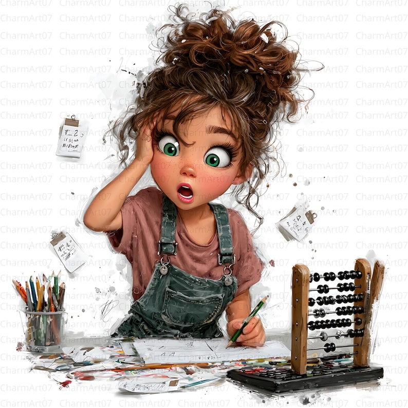 Watercolor Back to School Clipart Bundle: Kids Art, Jobs (digital ...