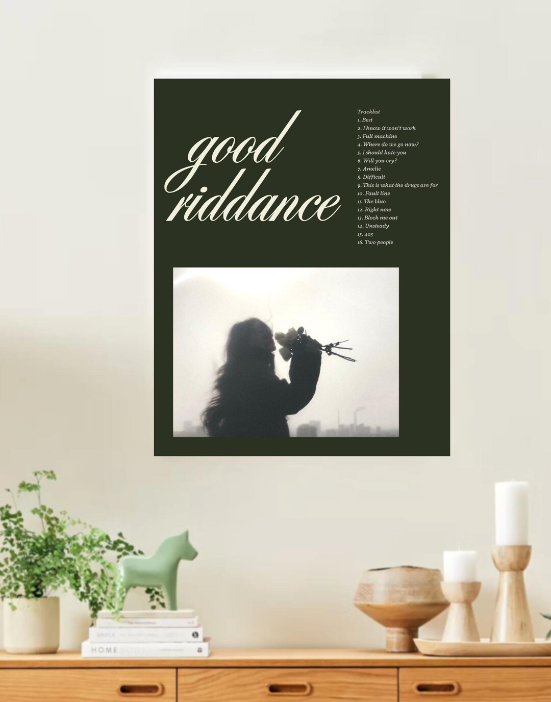 Gracie Abrams Good Riddance Tracklist Poster - Etsy