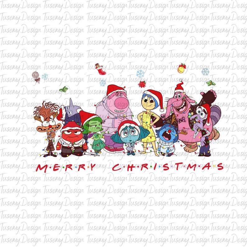 Inside Out Christmas PNG, Inside Out PNG, Inside Out Characters ...