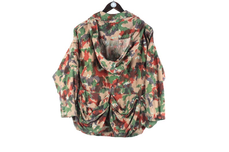 Vintage M70 Alpenflage Swiss Army Jacket Size S Camo Camouflage 70s ...