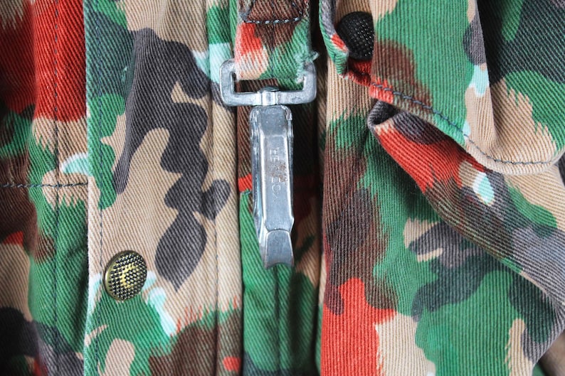 Vintage M70 Alpenflage Swiss Army Jacket Size S Camo Camouflage 70s ...