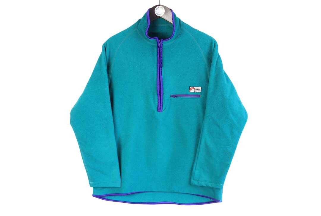 Vintage Lowe Alpine Fleece Half Zip Size Women's L 90s Sweater Pullover ...