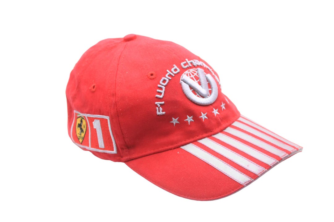 Vintage Ferrari Michael Schumacher Cap Formula 1 Racing Wear F1 Team ...