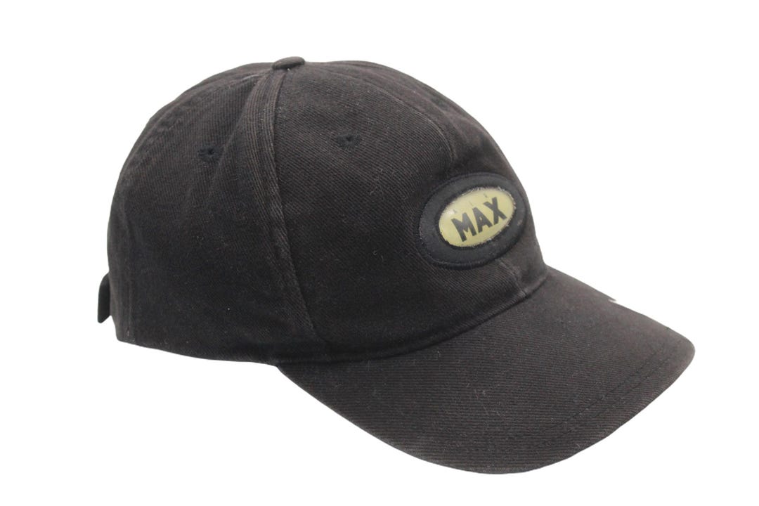 Vintage Nike Air Max Cap Black Big Logo 90s Hat Sport Style Retro ...