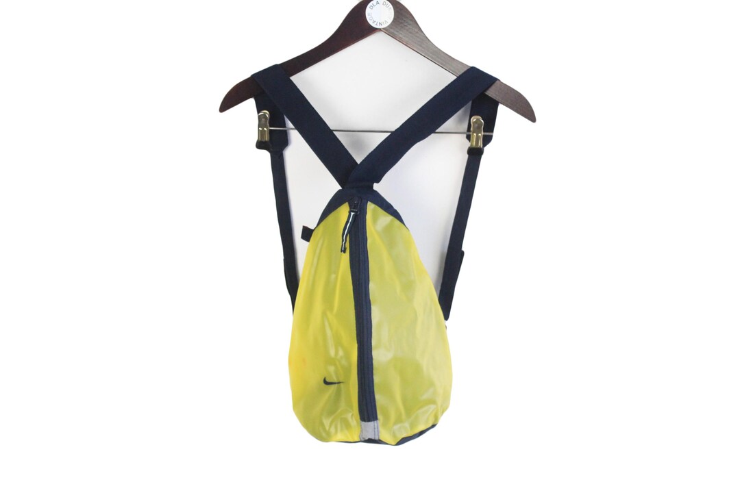 Vintage Nike Backpack School Bag Sport Style Casual Classic Green 90s ...