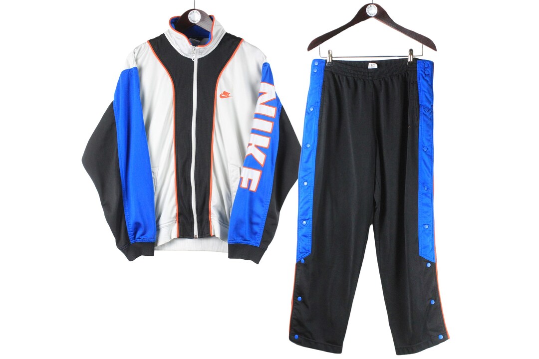 Vintage Nike Tracksuit Size S/M 90s Retro Sport Style Track Suit Jacket ...
