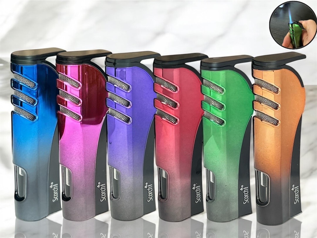 Scorch Torch Slim Fancy Fade Ignitor Lighter Refillable Sleek Windproof ...