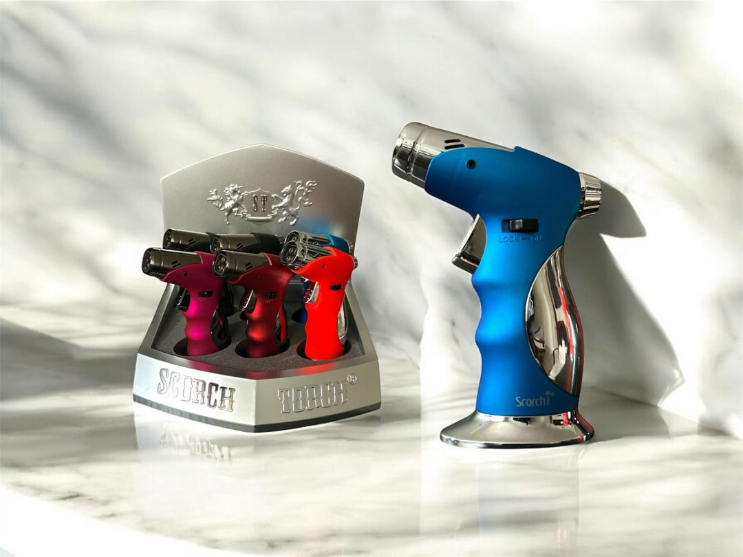 Scorch Torch Quad Flame Lighter Refillable Butane Torch - Etsy