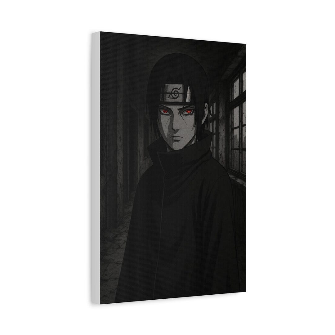 Itachi Uchiha Wall Art – Dark Anime Poster – Manga Ninja Canvas Print ...