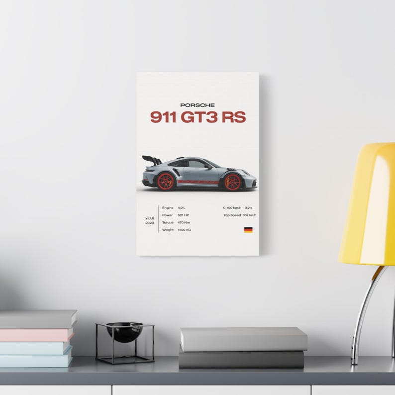 Porsche 911 GT3 RS Wall Art / 992 Poster / Hypercar Print / Supercar ...
