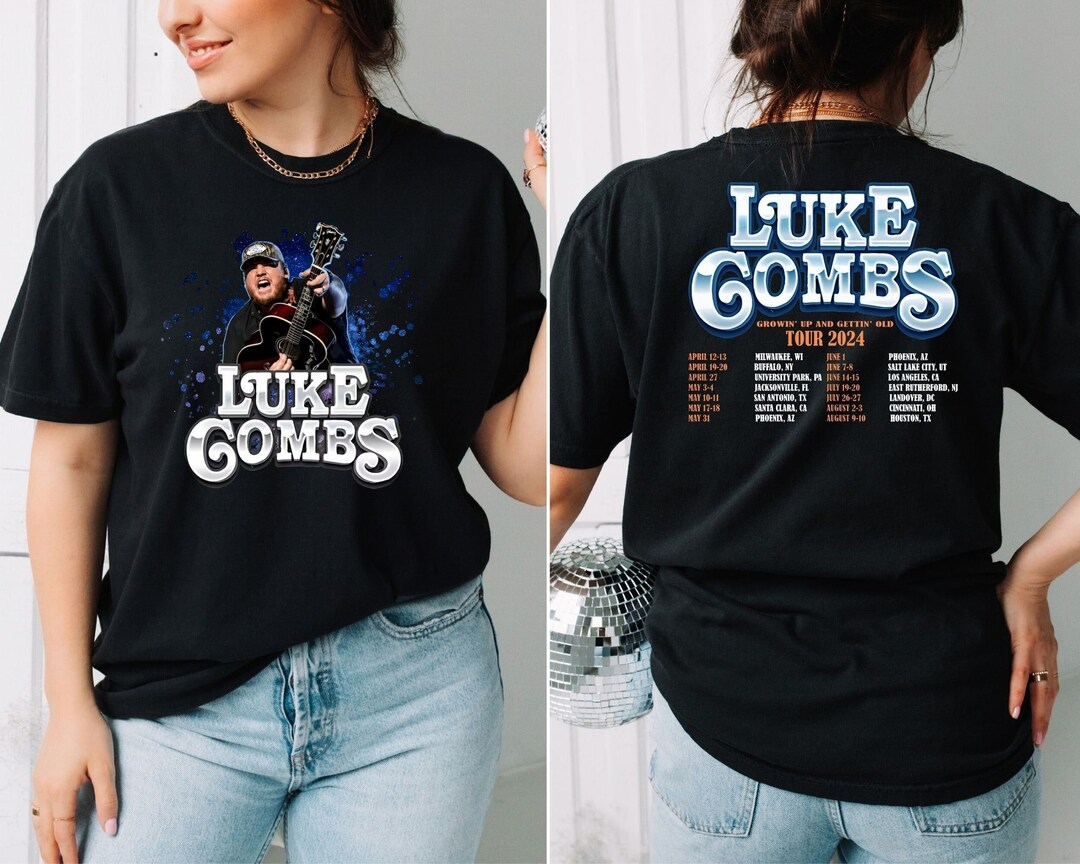 Luke Combs 2024 Tour Shirt, Luke Combs Shirt, Luke Combs Merch, Country ...