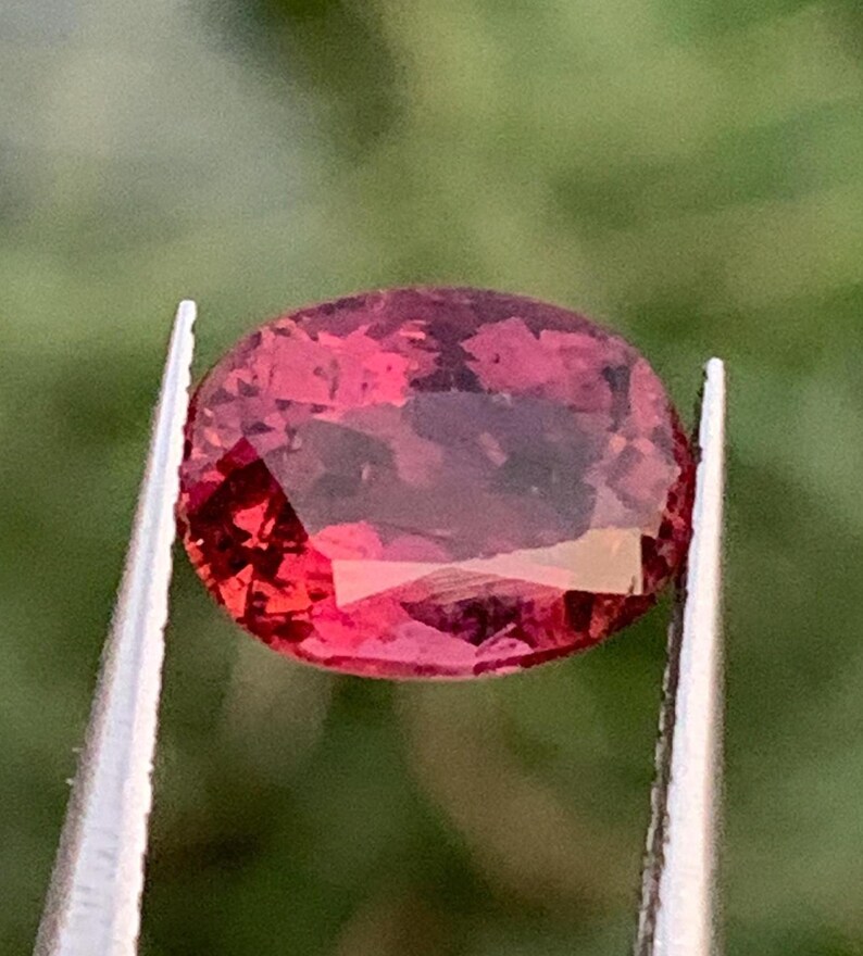 1.85 Carat Natural Rubellite Tourmaline Oval Cut (9x6.8x4.4 Mm) Loose ...